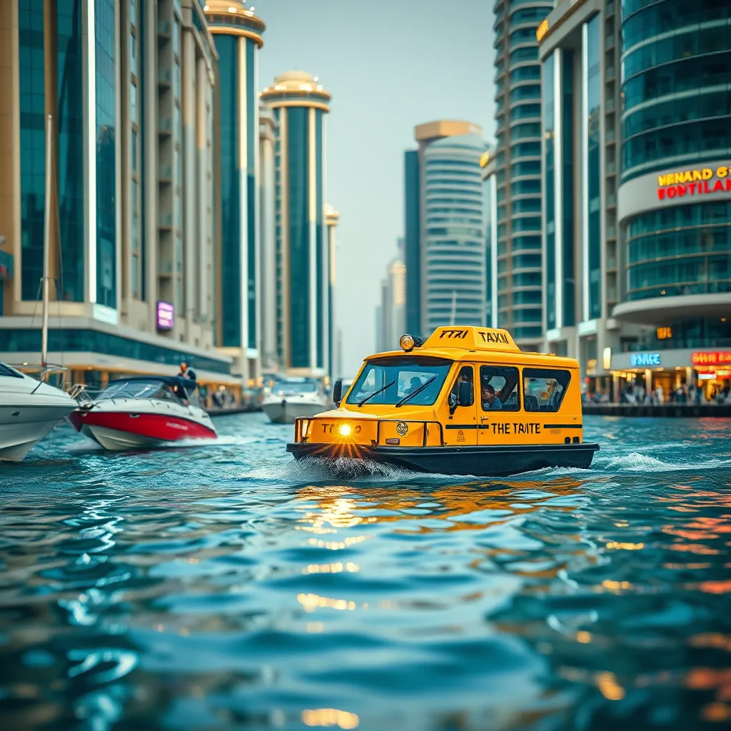 Exploring the RTA Water Taxi Route in Dubai Marina